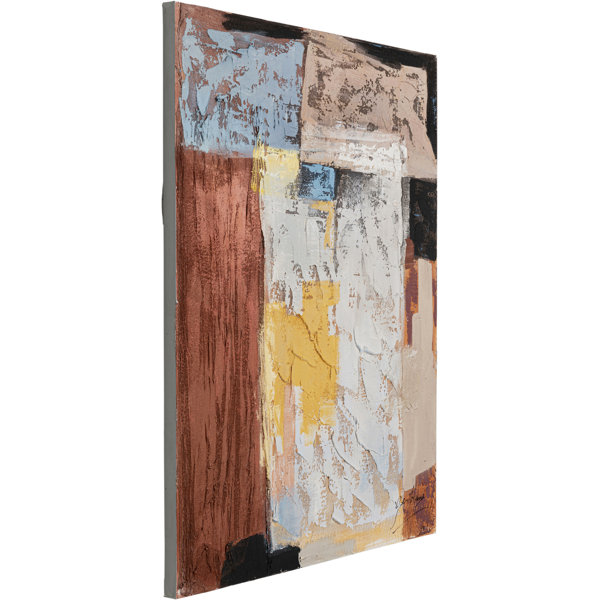 KARE Design Art Splash Orange 90X120c Art Print on Canvas | Wayfair.co.uk