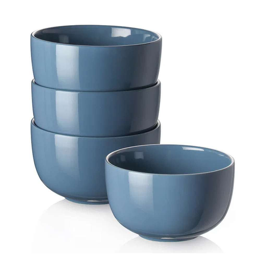 George Oliver 4-Piece 5.8" Haze Blue Soup Bowls | Wayfair