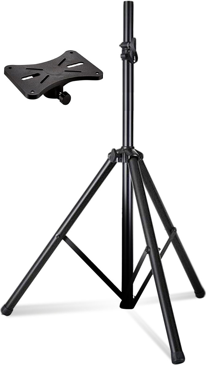 Inbox Zero 5 Core Speaker Stand Tripod Floor Tall Adjustable Up to 72 ...