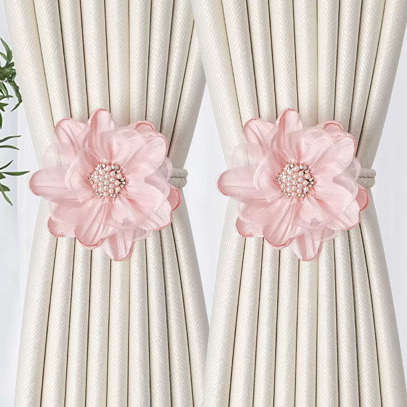 House of Hampton® Cute Begonia Flower Curtain Tieback ,Set of 2(1 pair ...