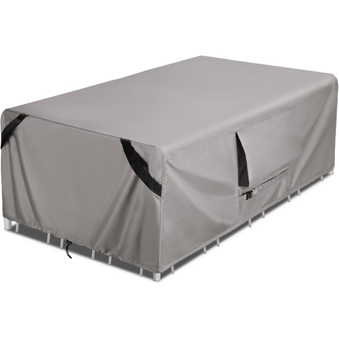 Latitude Run® Patio Furniture Table Covers Waterproof 600D Heavy Duty ...