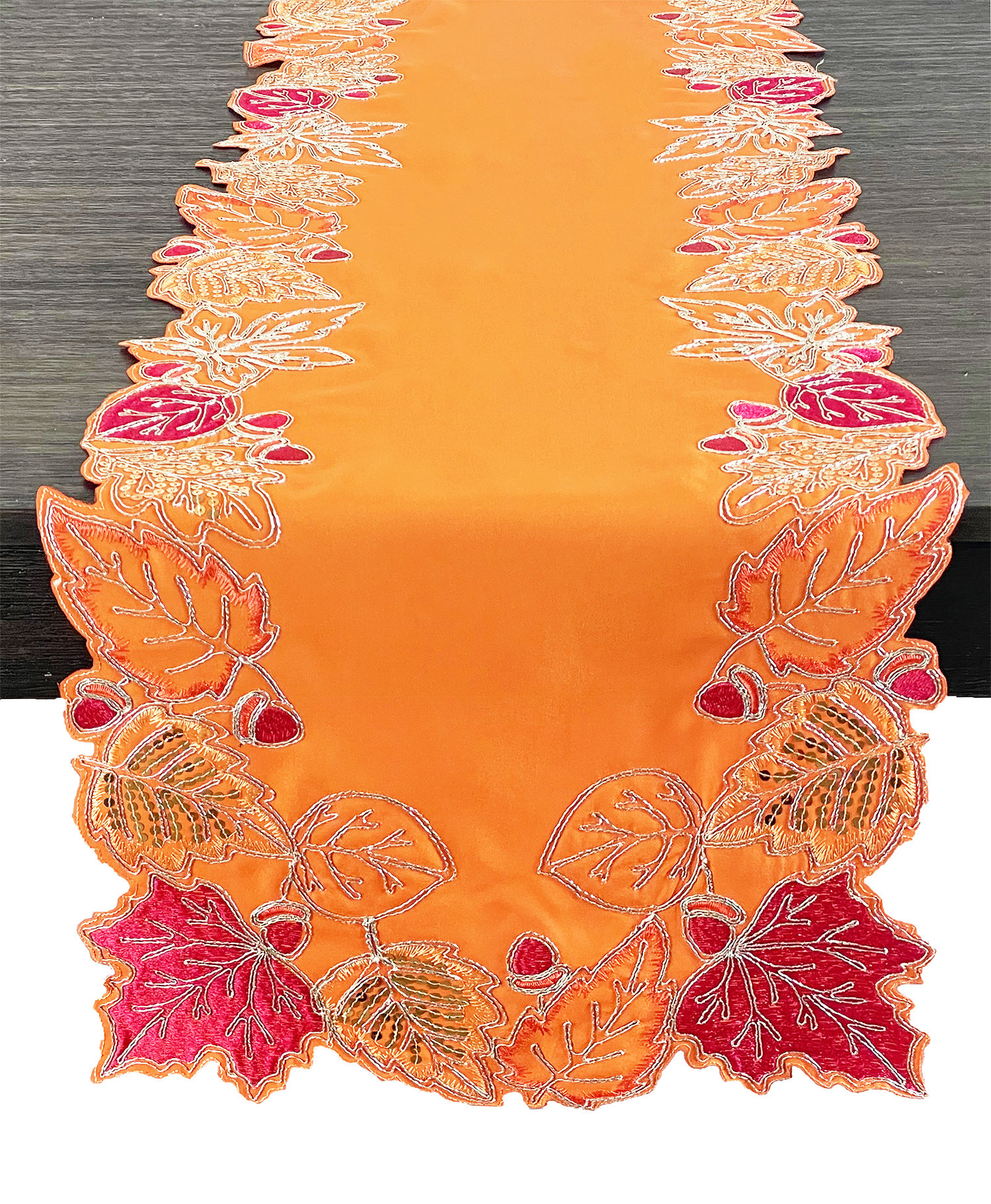 August Grove® Oyee Floral Thanksgiving Table Runner & Reviews | Wayfair