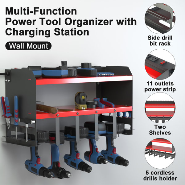 WFX Utility™ Power Tool Organizer with Charging Station & Reviews | Wayfair