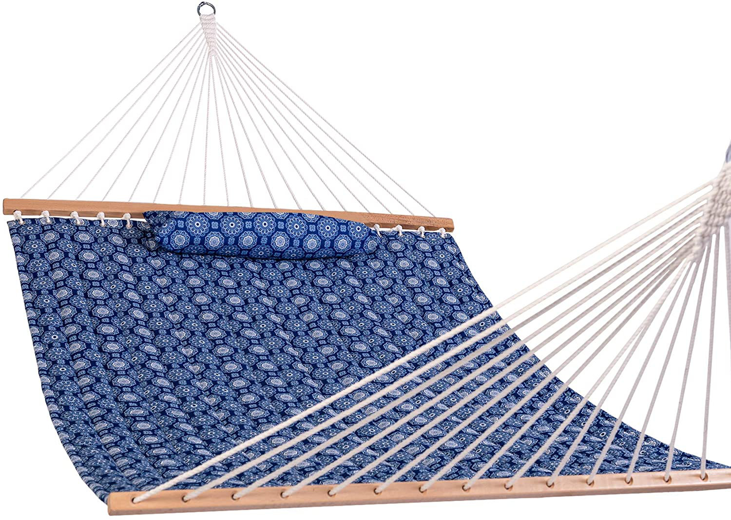 HYGLAX Hamac en tissu matelassé avec coussin pour deux personnes ...