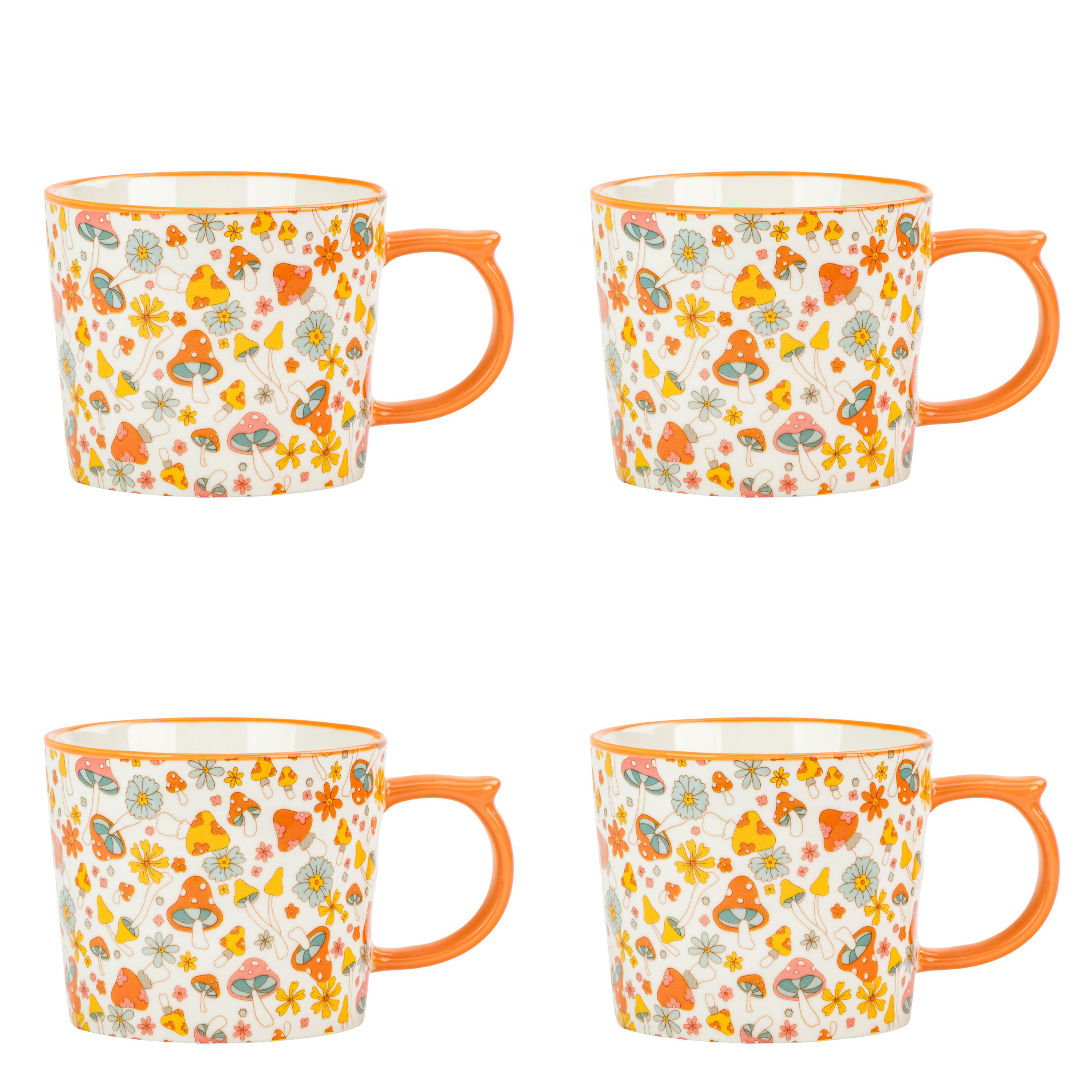 Ten Strawberry Street 10 Strawberry Street Madison Mug, Retro Mushroom ...