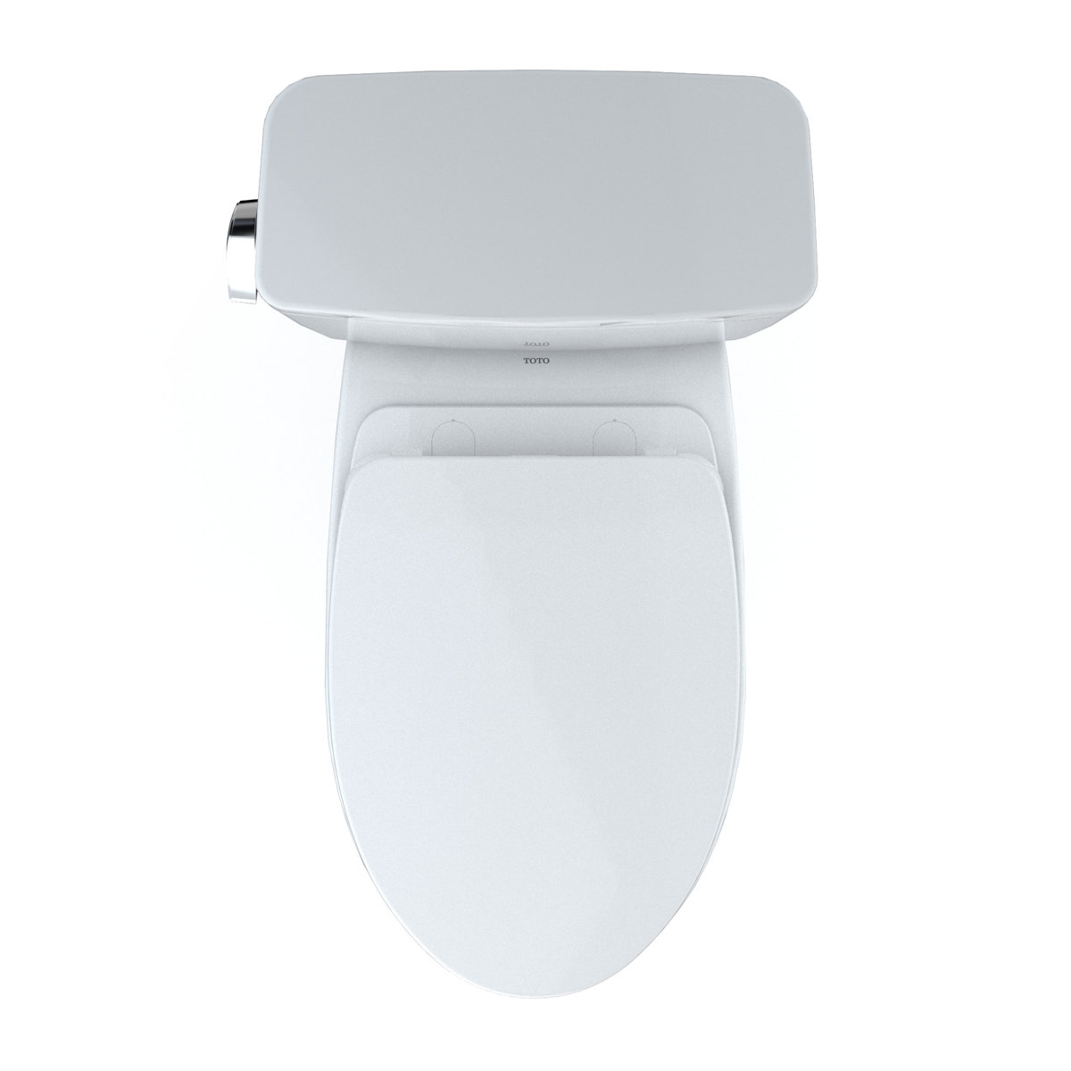 TOTO Drake® 1.6 GPF Elongated Two-Piece Toilet with Tornado Flush (Seat ...