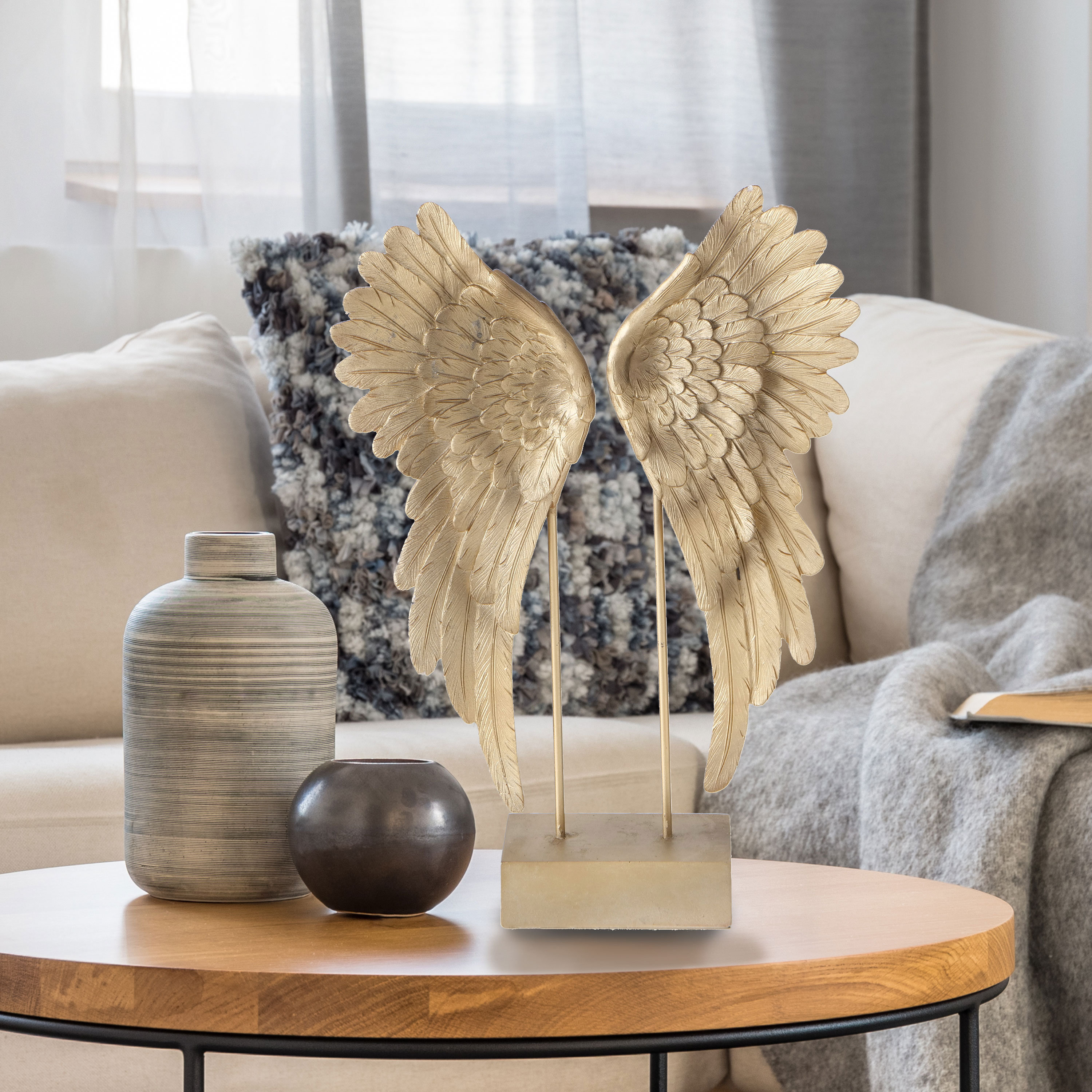 Rosdorf Park Alwin Angel Wings Table Top Sculpture & Reviews - Wayfair ...