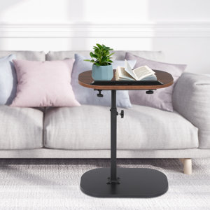 17 Stories C-Shaped Height Adjustable Side Table & Reviews | Wayfair