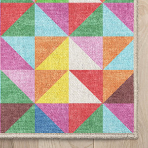 Well Woven Crayola Modern Tile Geometric Bright Multi Color Area Rug ...