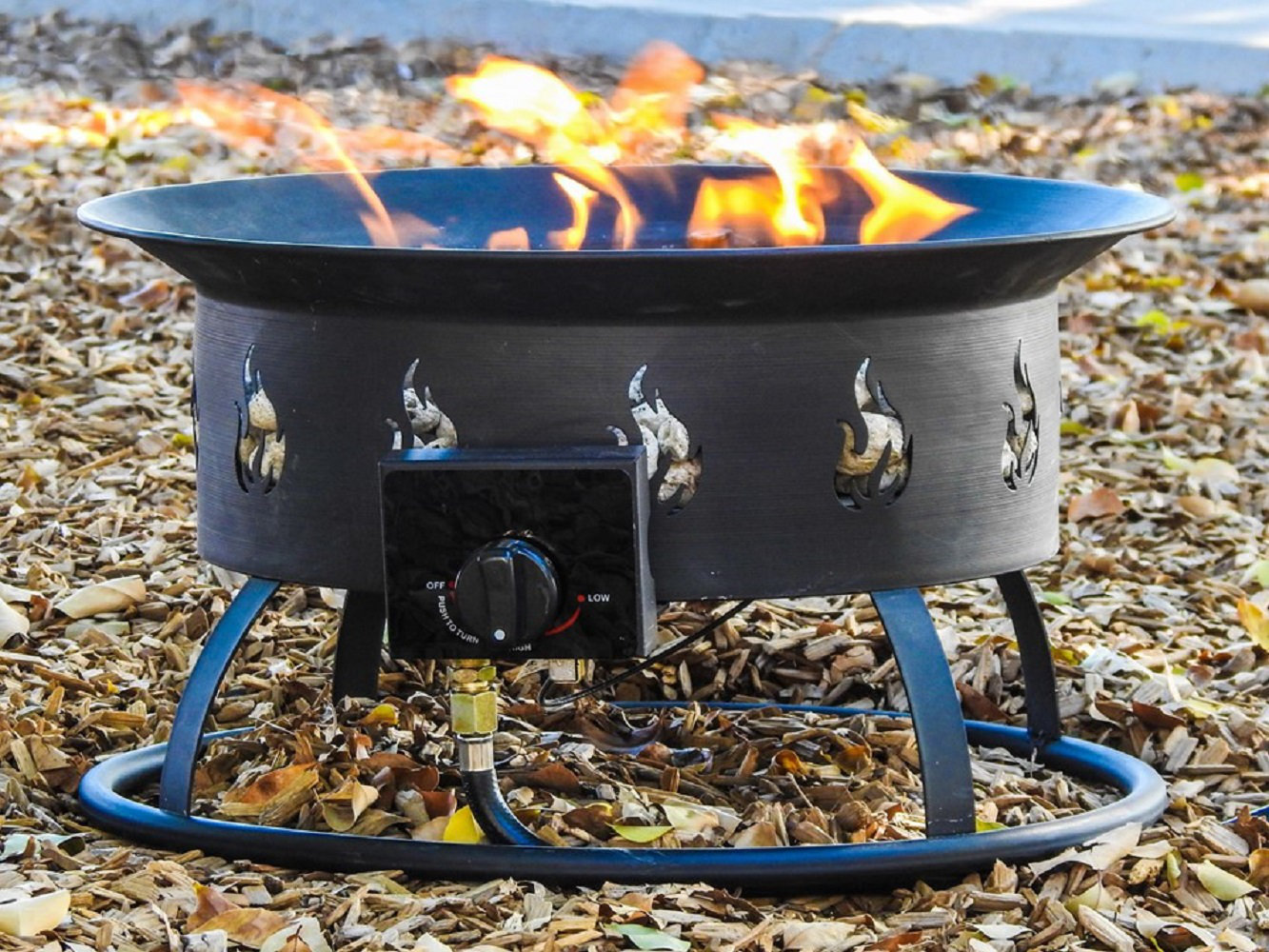 Lark Manor™ Aitan Az Patio Round Portable Camp Fire Pit In Black ...