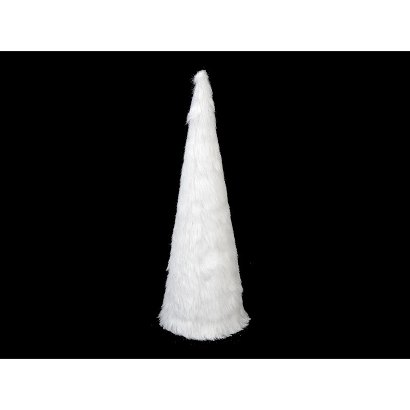 The Holiday Aisle® Furry Cone Tree | Wayfair