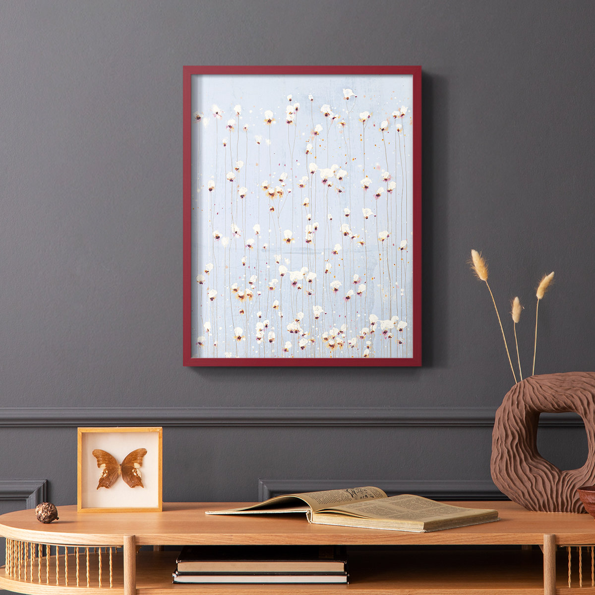 Winston Porter String Theory V1 Framed Print - Solid Wood | Wayfair