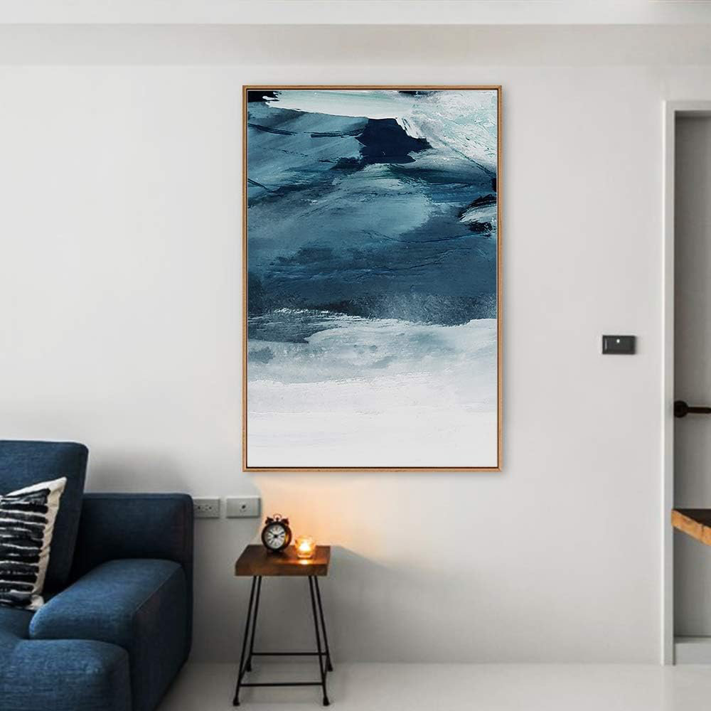 IDEA4WALL Abstract Color Block Framed On Canvas Print | Wayfair