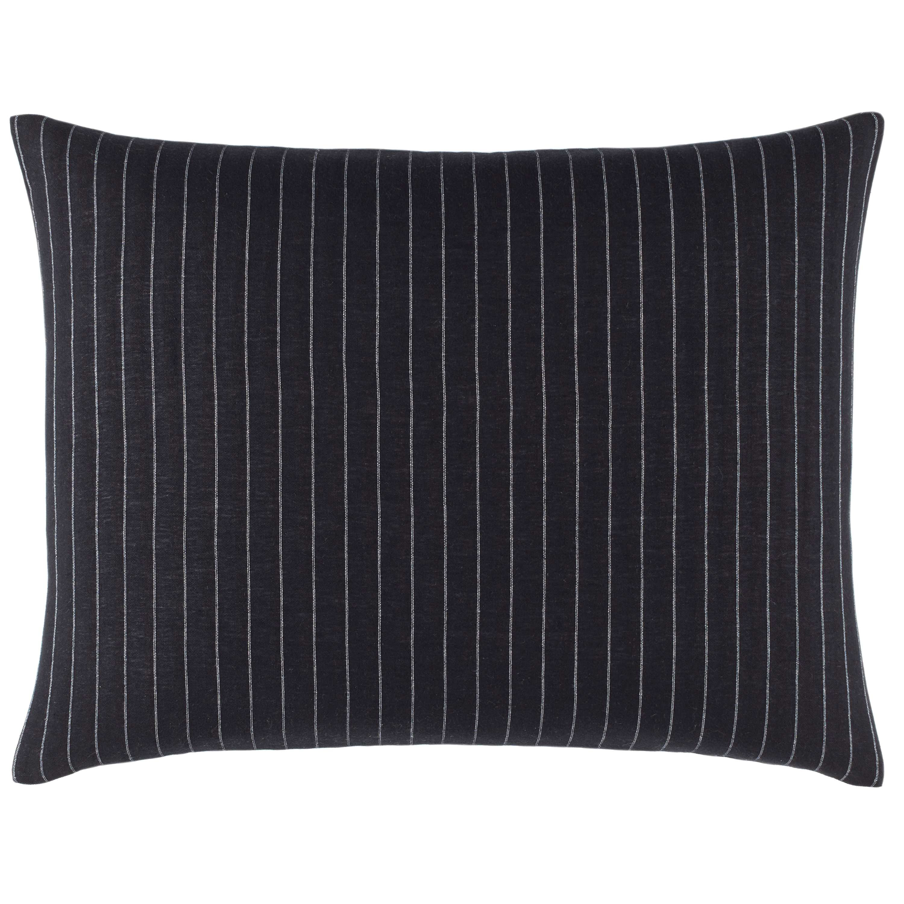 Pine Cone Hill Chalk Stripe Black Sham | Wayfair