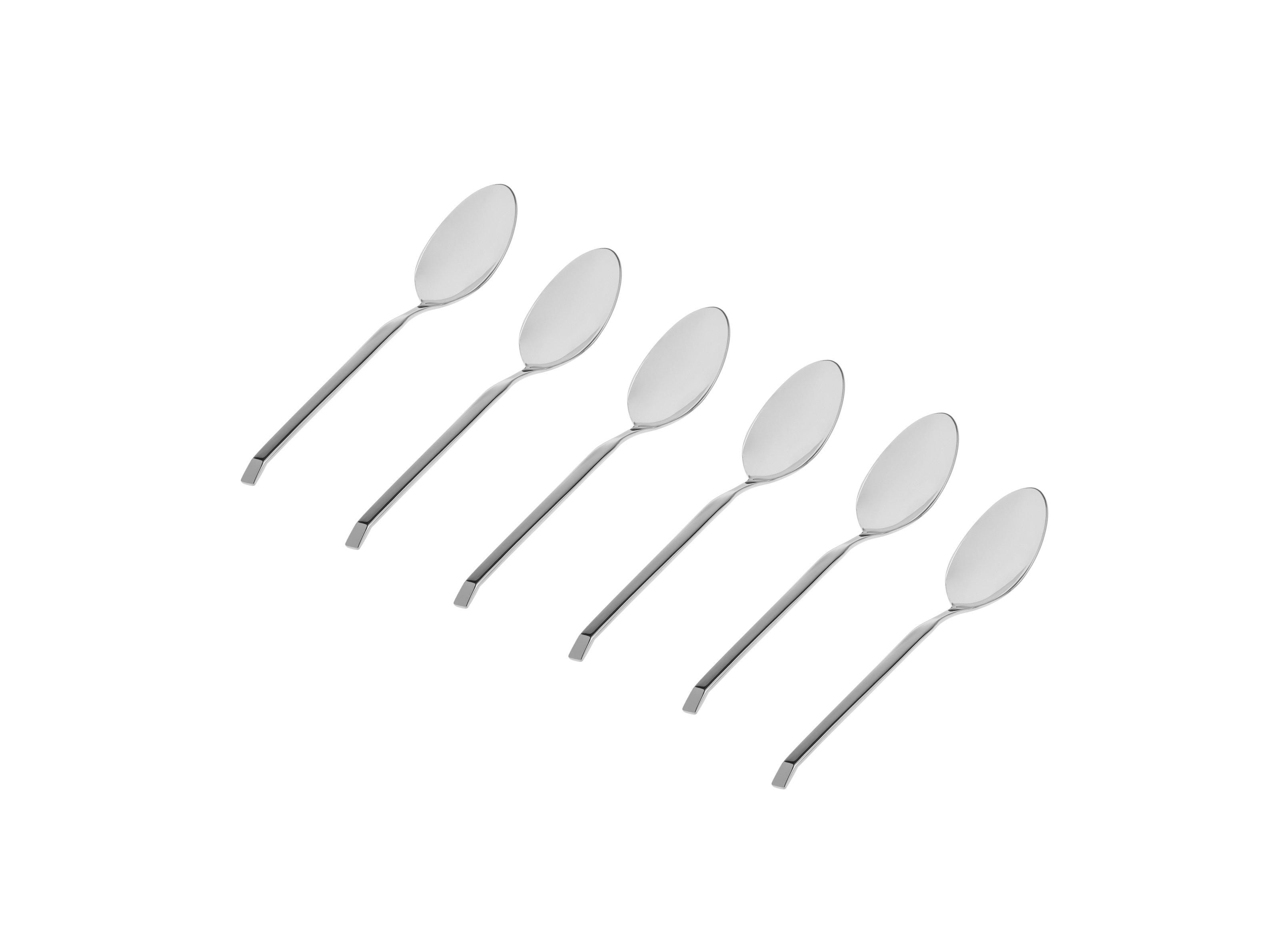 Godinger Silver Art Co Lily 18/0 Stainless Steel Teaspoons Set Of 6 ...