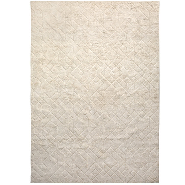 Amigos de Hoy Stardust Handmade Flatweave/Hand-loomed Cream Area Rug ...