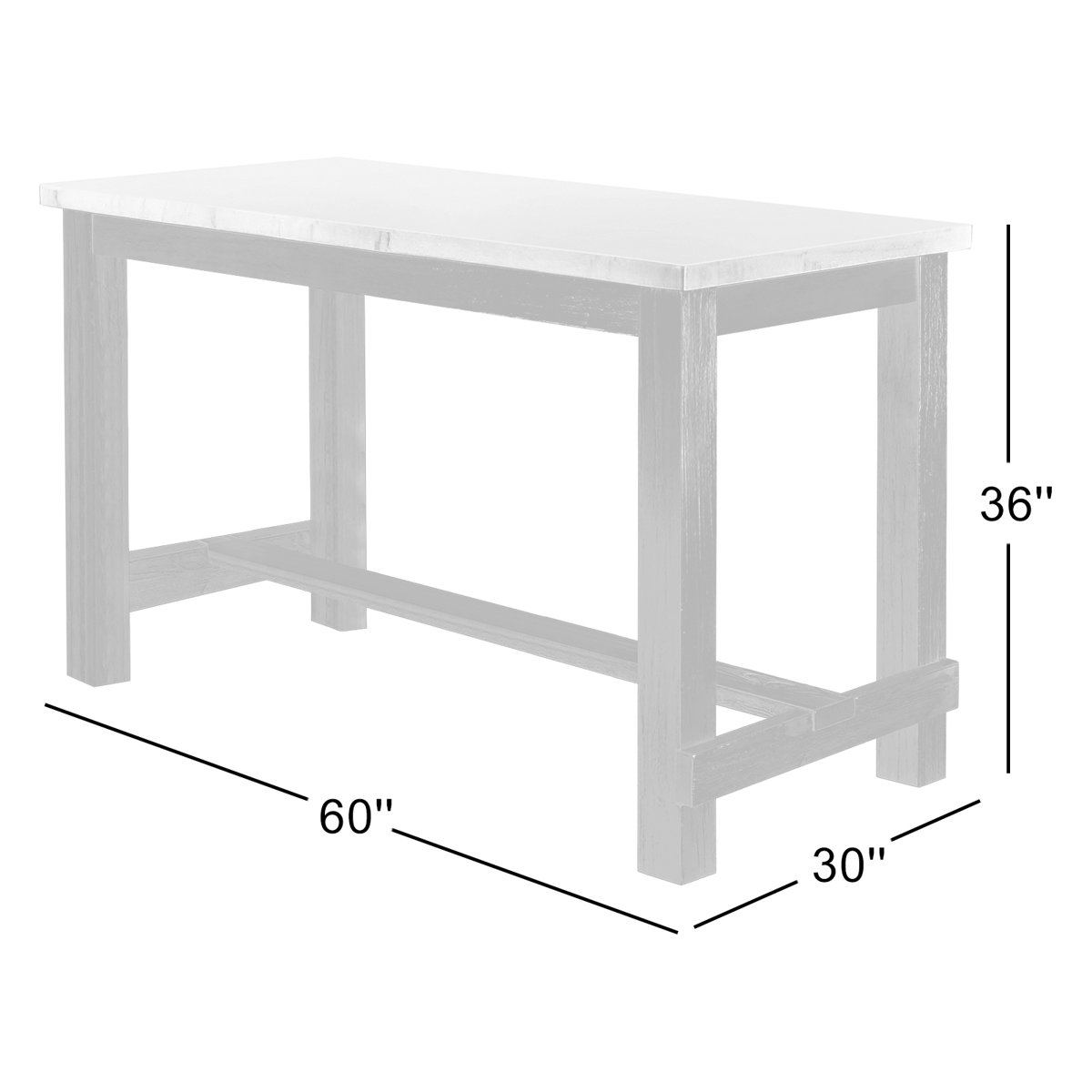 Laurel Foundry Modern Farmhouse® Kalb Counter Height Dining Table ...