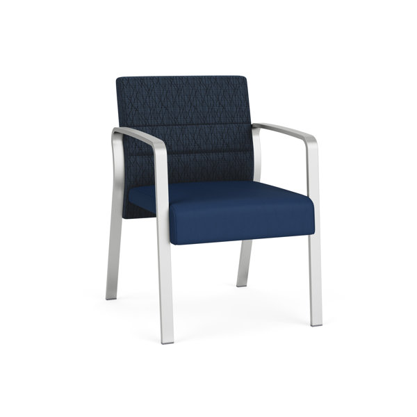 Lesro Waterfall Waiting Reception Guest Chair Metal Frame | Wayfair