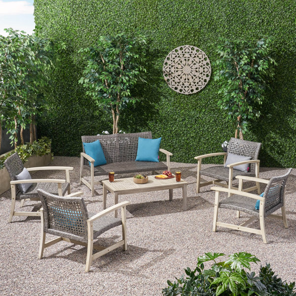 Beachcrest Home Becca 6 - Person Seating Group & Reviews | Wayfair