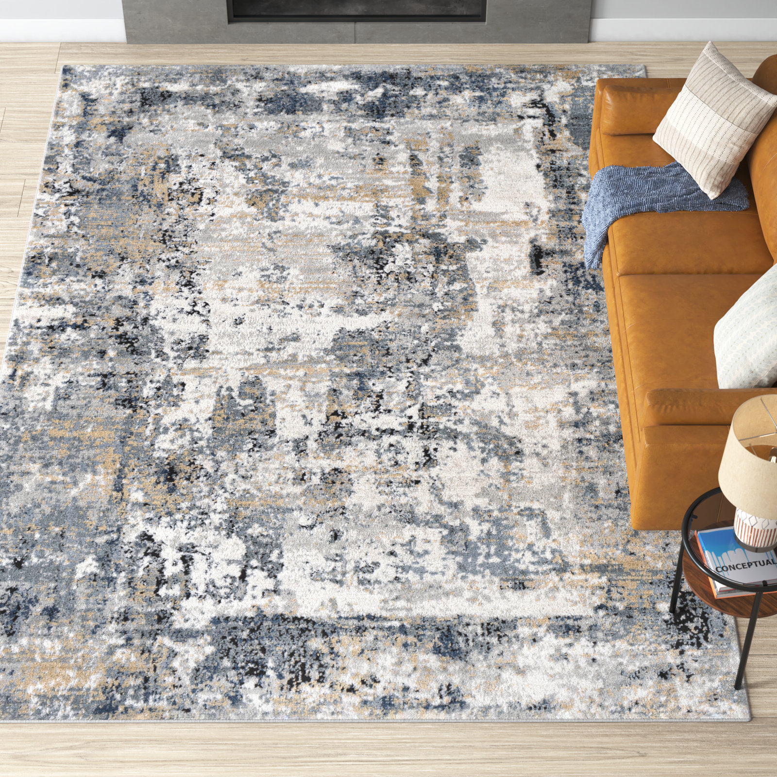 Trent Austin Design® Mckain Abstract Medium Gray Area Rug & Reviews ...
