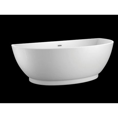 Carver Tubs 69'' x 31'' Freestanding Soaking Acrylic Bathtub | Wayfair
