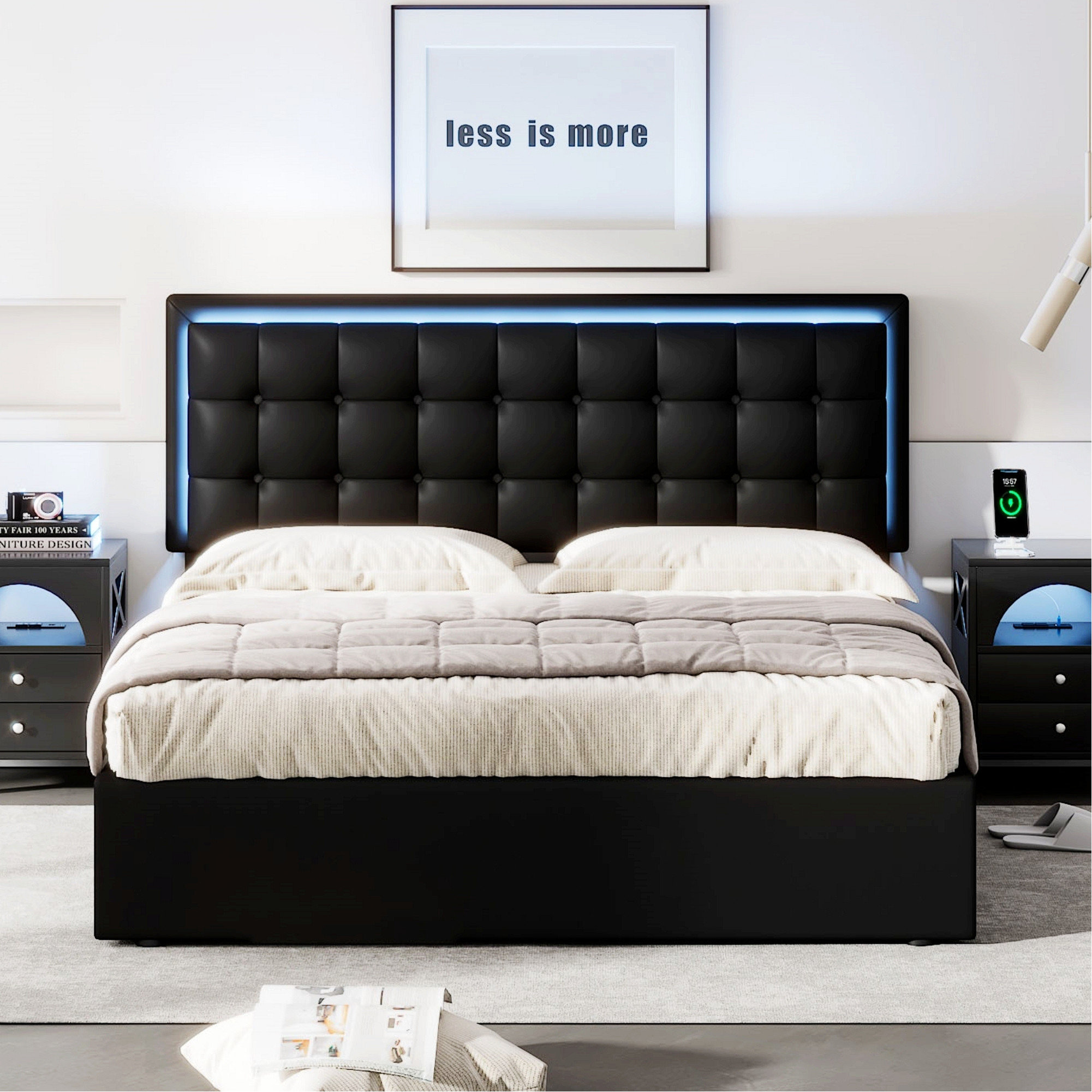 Orren Ellis Shelane Upholstered Platform Bed | Wayfair