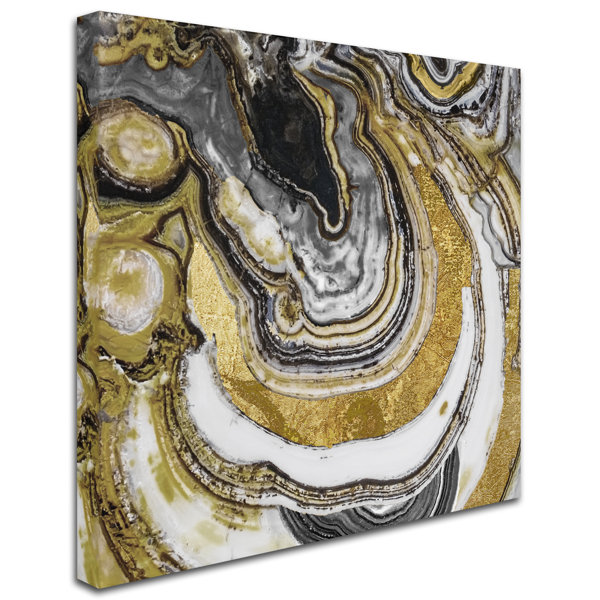 Wrought Studio 'Stone Prose' Graphic Art on Wrapped Canvas & Reviews ...