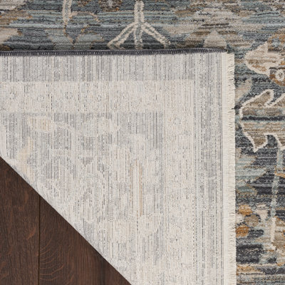 Langley Street Daan Navy/Black/Gray Rug | Wayfair