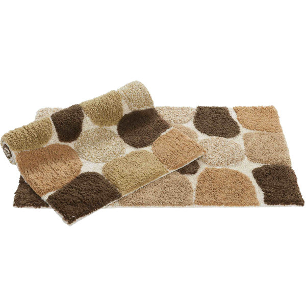 Ebern Designs Creline Cotton Blend Bath Rug & Reviews | Wayfair