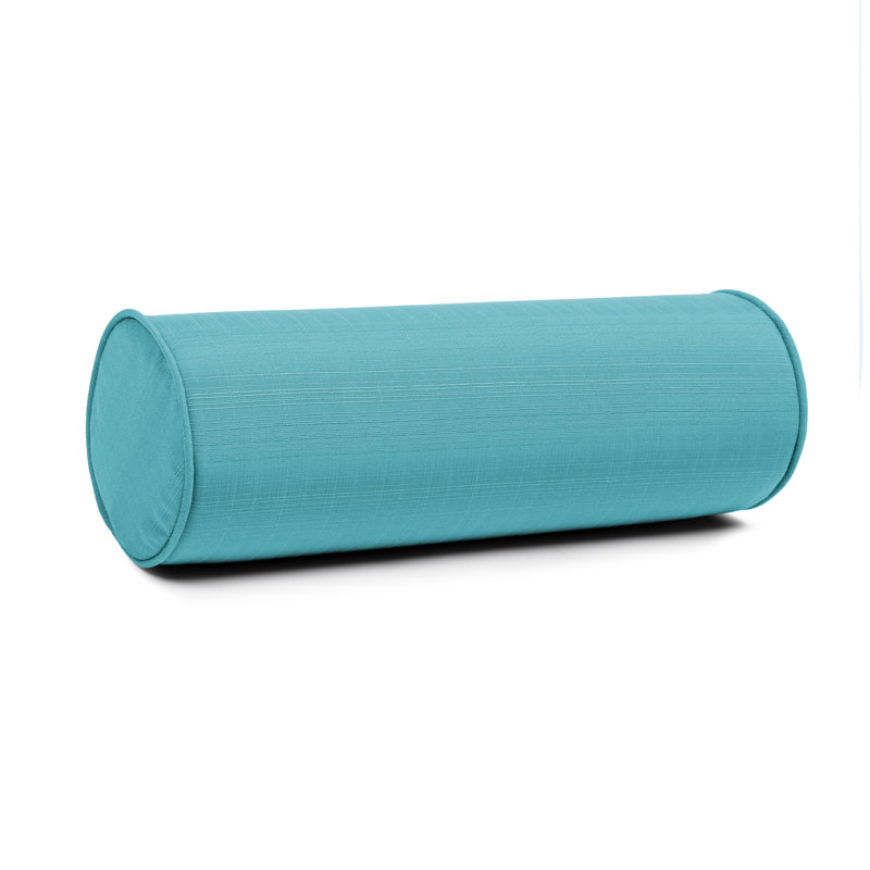 Sherry Kline Round Neckroll Bolster With Zipper, Cording, And Firm ...