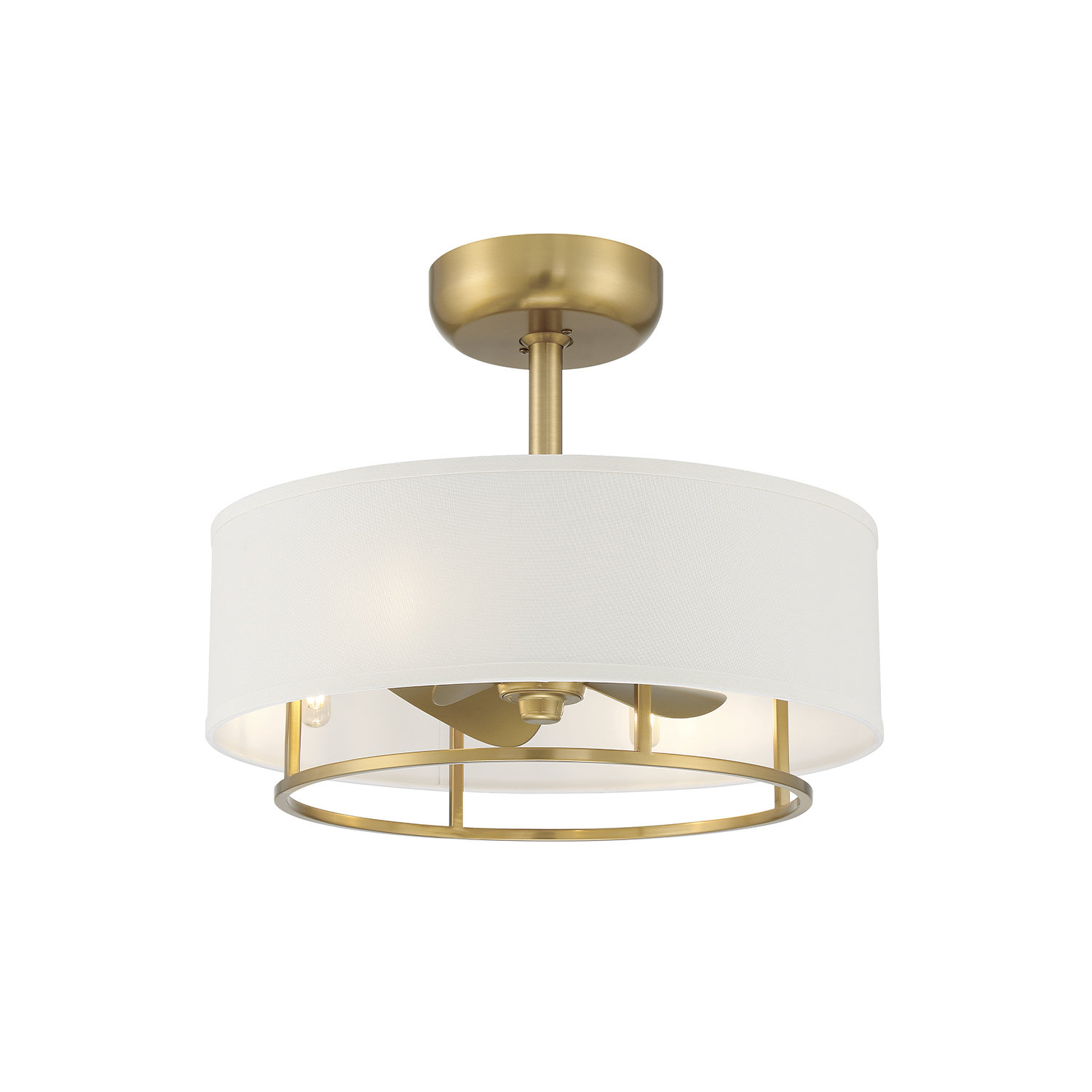 Mercer41 20'' Raia - Drum Shade Ceiling Fan with Remote Control and ...