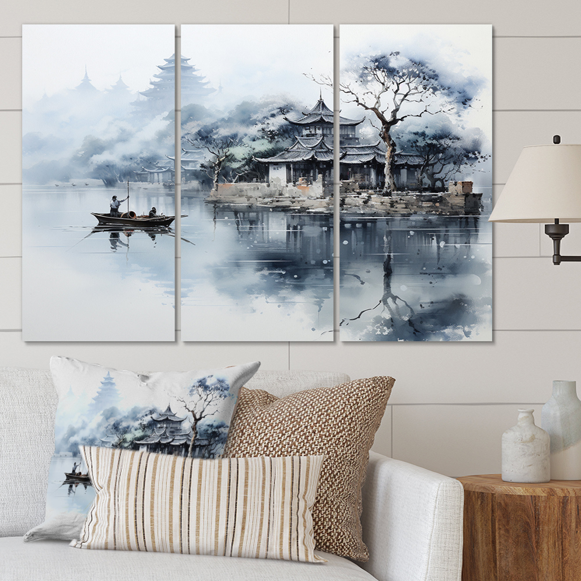 Red Barrel Studio® " Vietnam Hue Perfume River Landscape " 3 - Pieces ...