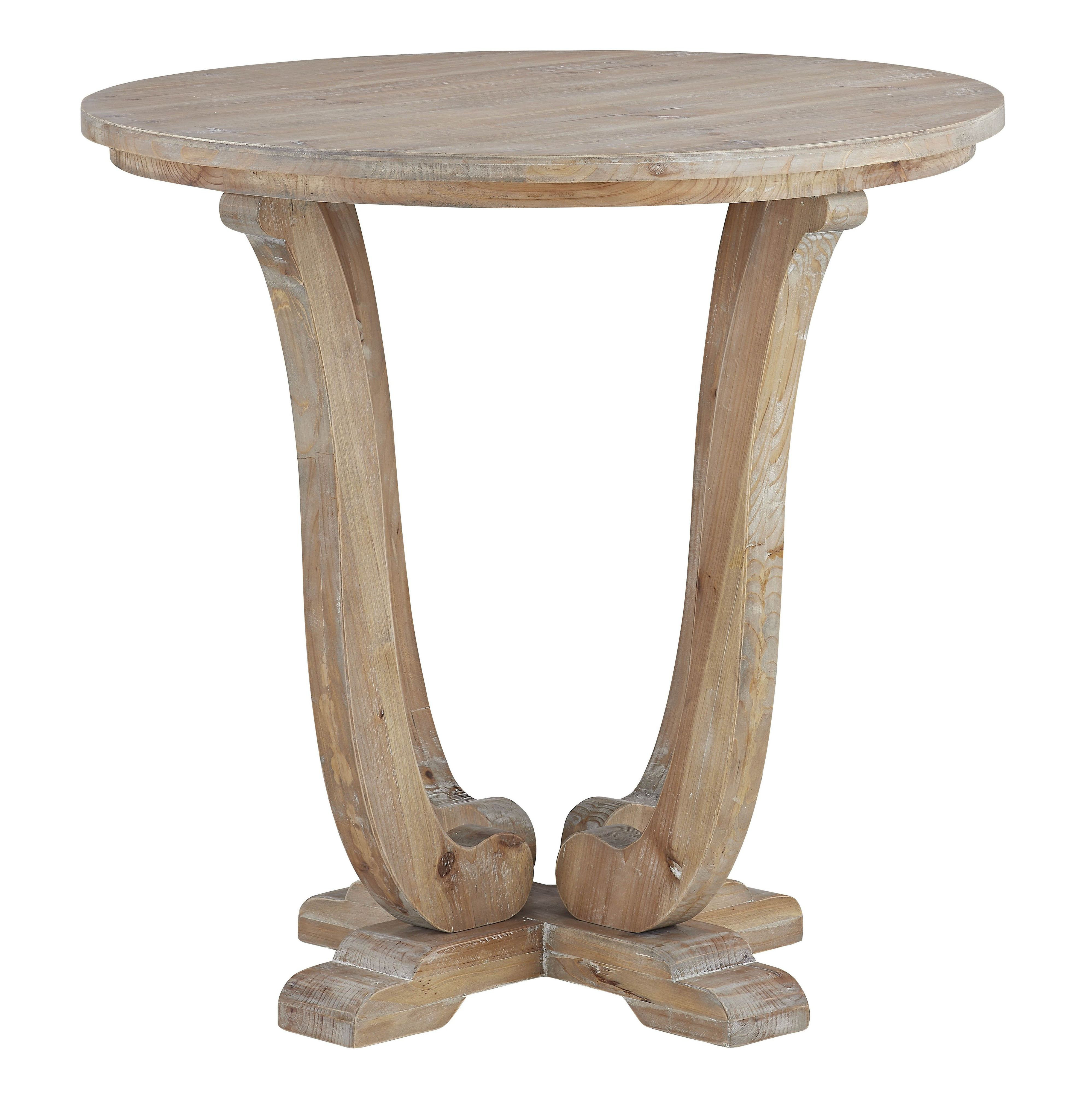 House of Hampton® Britt Fir Wood End Table, Natural | Wayfair
