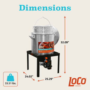 LoCo Cookers Single Burner | Wayfair