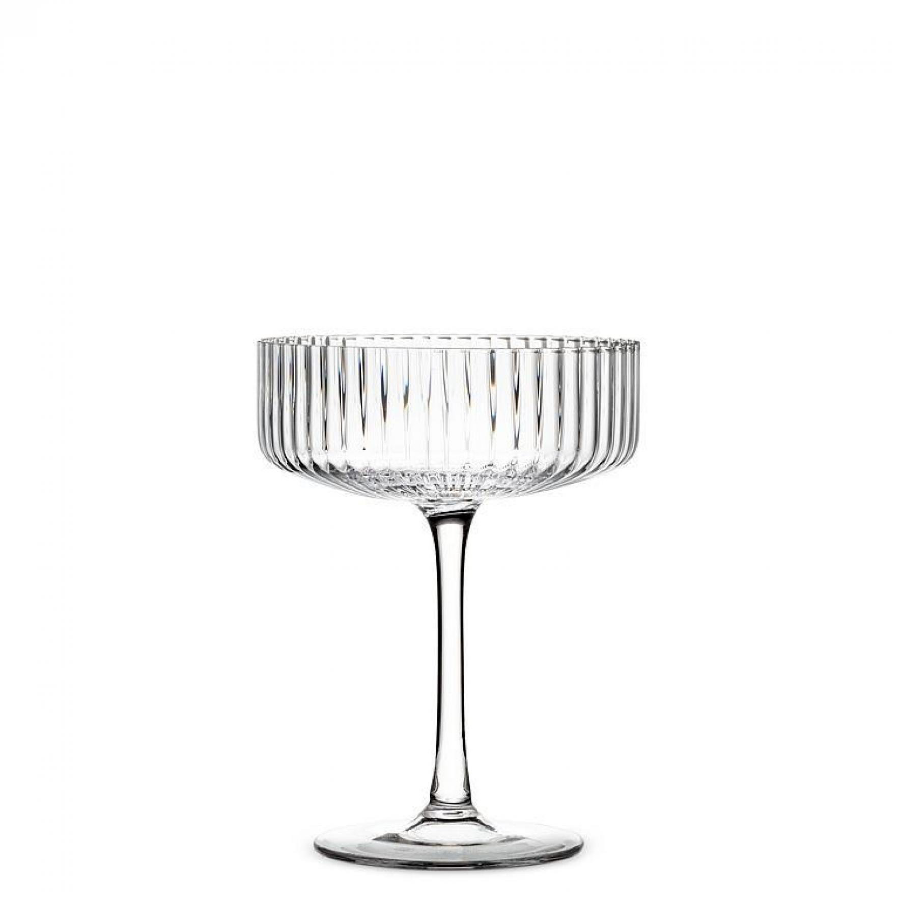 Mercer41 Tight Optic Cocktail Size Coupe Glass | Wayfair