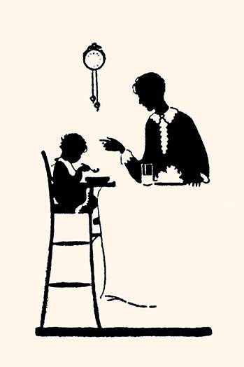 Buyenlarge 'Homemaker Sets Table with a Bouquet of Flowers' by Maxfield ...