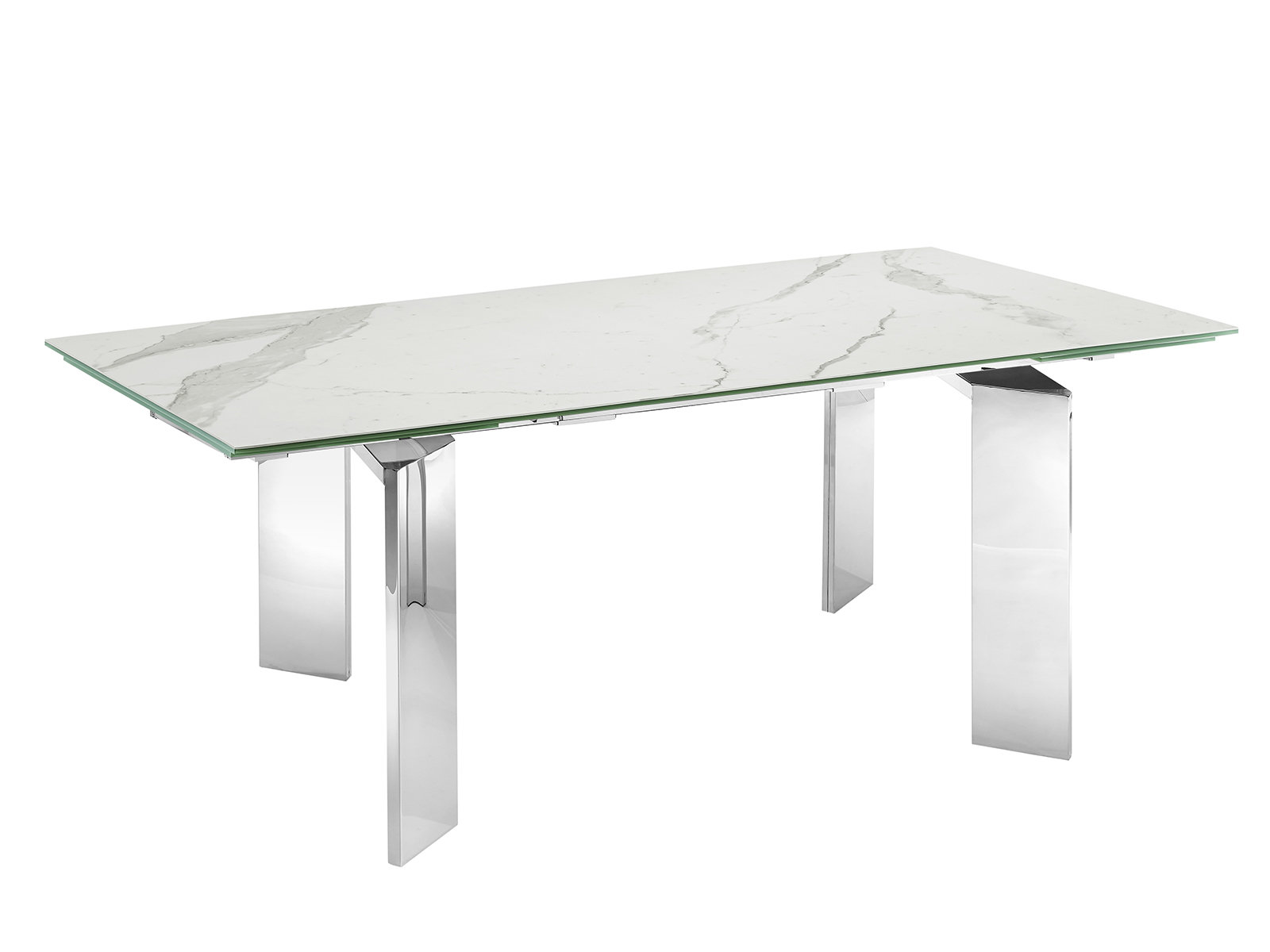 Casabianca Furniture Astor Xl Motorized Dining Table With Stainless ...