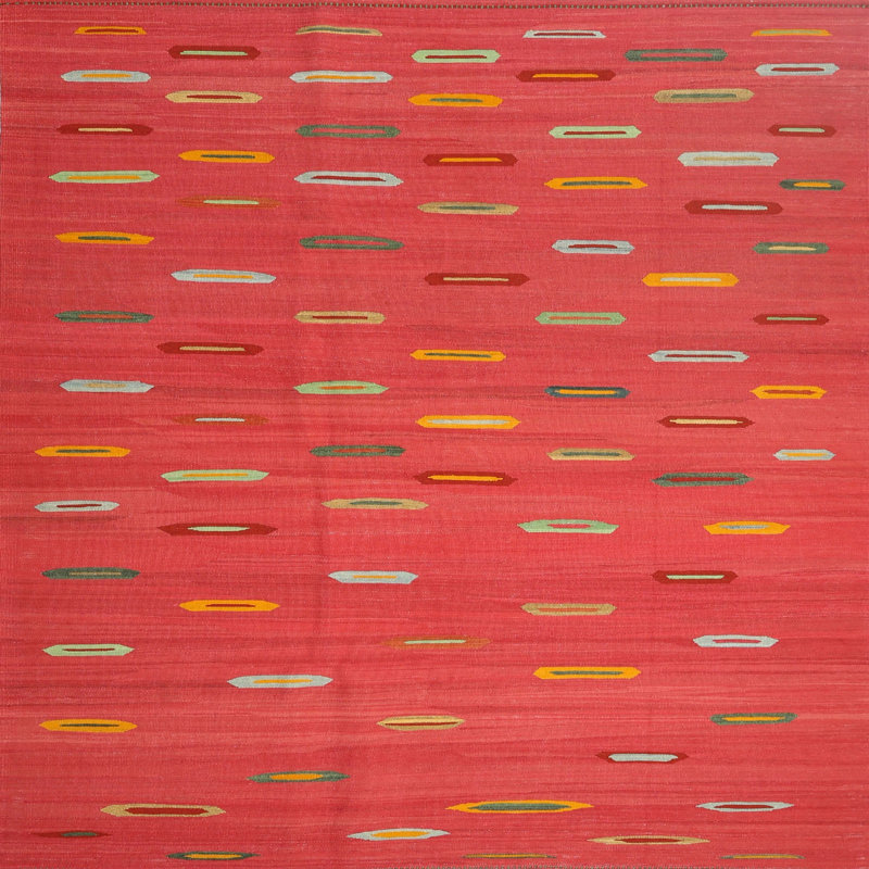 Dakota Fields Abstract Red Area Rug | Wayfair