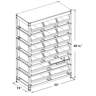Rebrilliant Jymon 33 W x 15 D x 50 H Garage Storage Bin Rack System ...