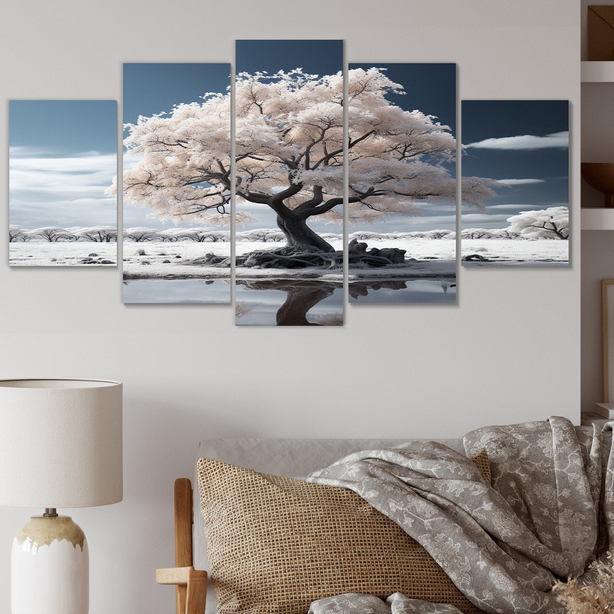 Lark Manor Tree Arboretum Landscape I - Landscape Trees Canvas Print ...