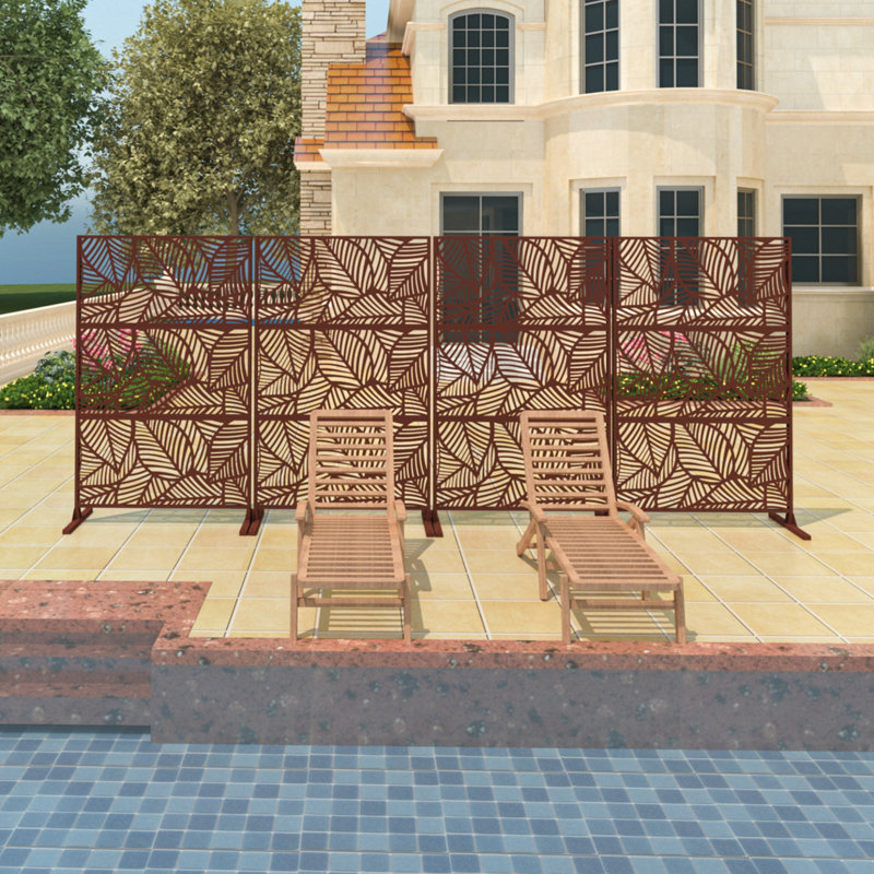outdoor privacy screen 6 ft. H x 4 ft. W Outdoor Privacy Screen | Wayfair