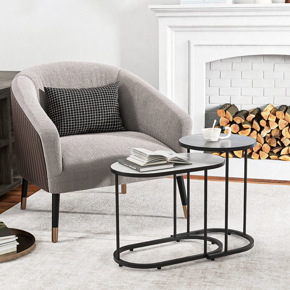 Wade Logan® Breelyn Frame 2 Nesting Tables Set & Reviews | Wayfair