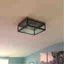 Brayden Studio® Hicks 2 - Light 13" Caged Square Flush Mount & Reviews ...