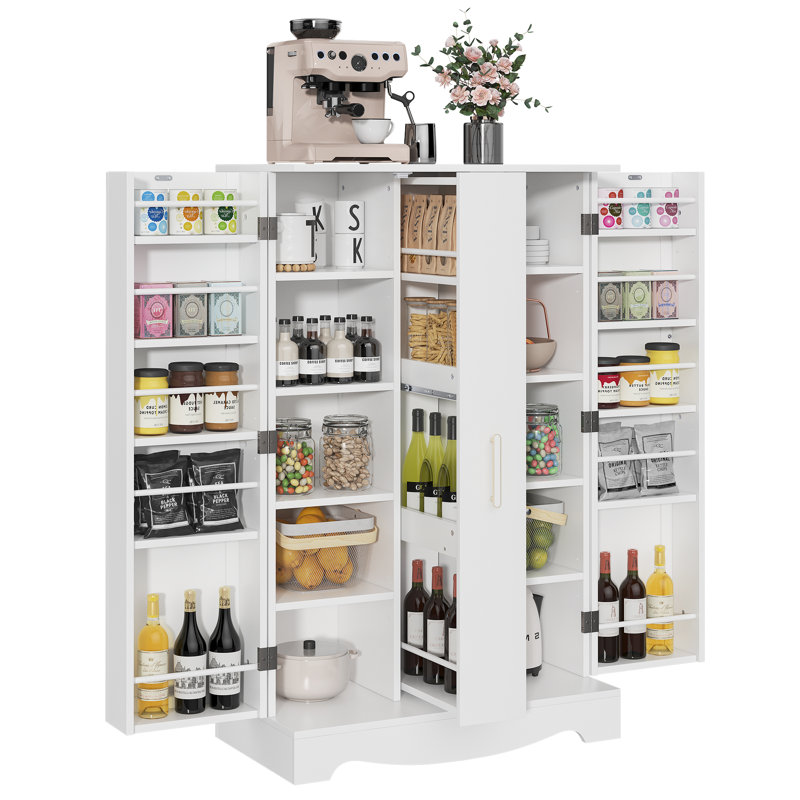 Red Barrel Studio® Jawarren 47" Kitchen Pantry & Reviews | Wayfair