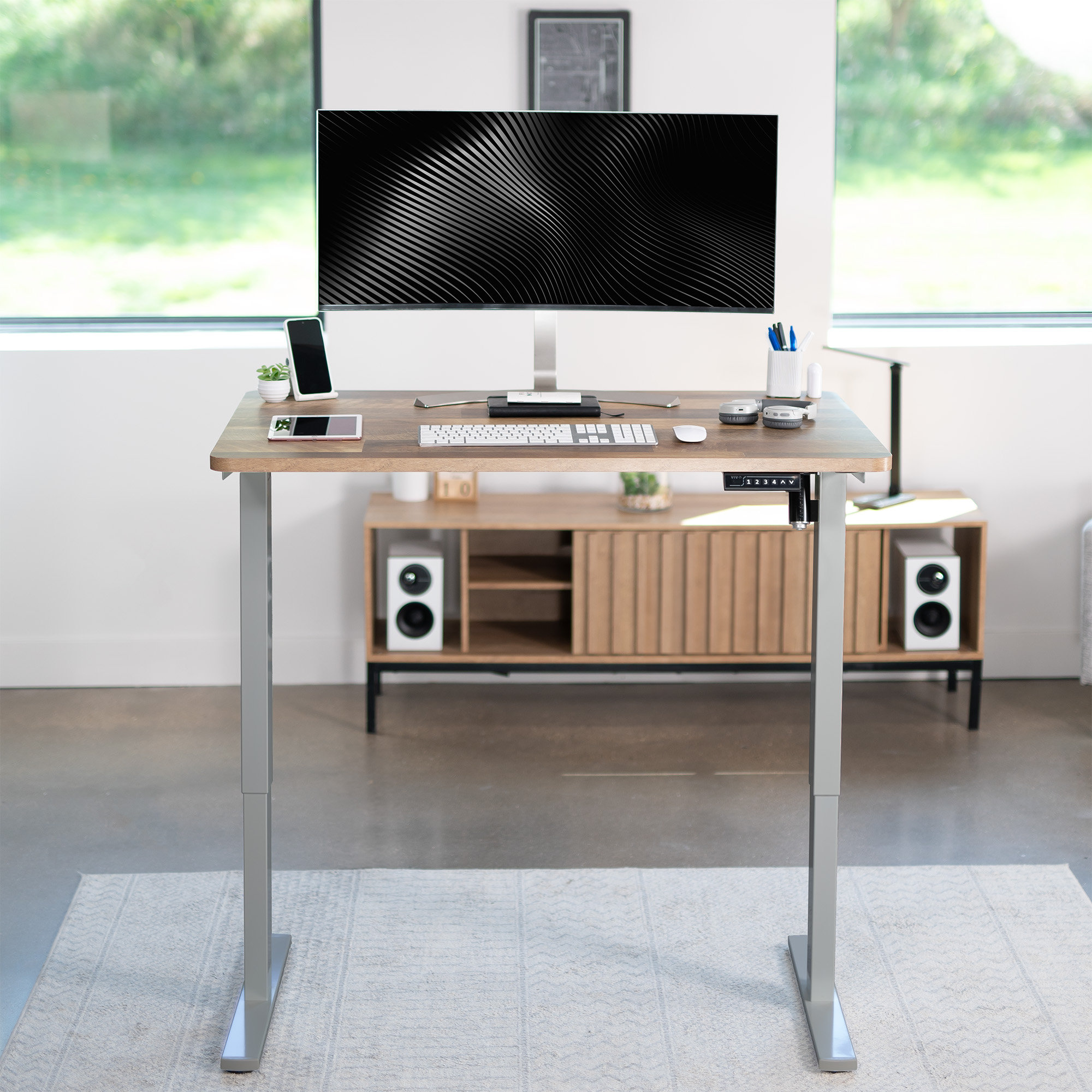 Vivo Electric 48" X 30" Stand Up Desk - Wayfair Canada