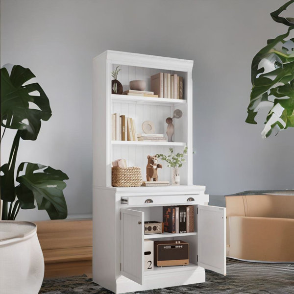 Brayden Studio® Keshawn Modern Bookcase Suite With Led Lighting | Wayfair