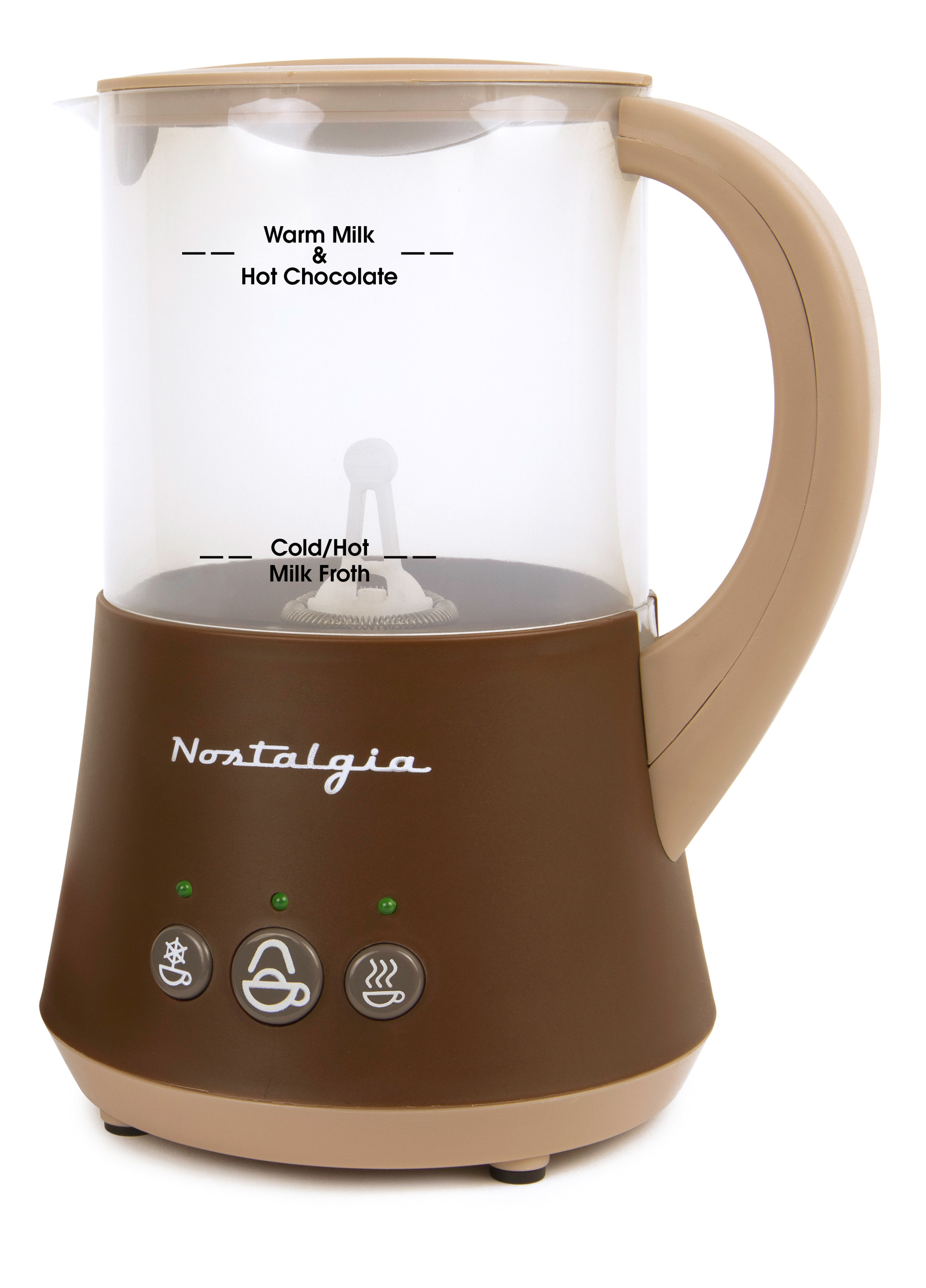 Nostalgia FHCM4BR Frother & Hot Chocolate Maker & Reviews | Wayfair