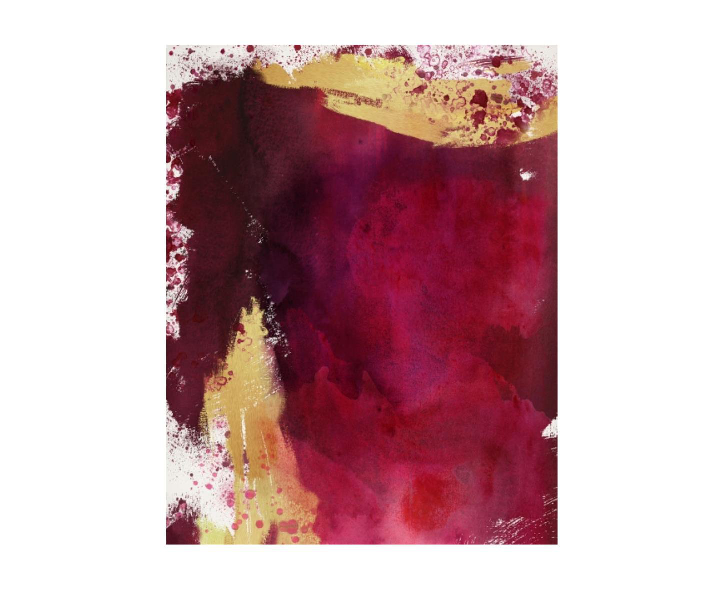 Chelsea Art Studio Fuchsia Splash by Mari Urasawa - Wrapped Canvas ...