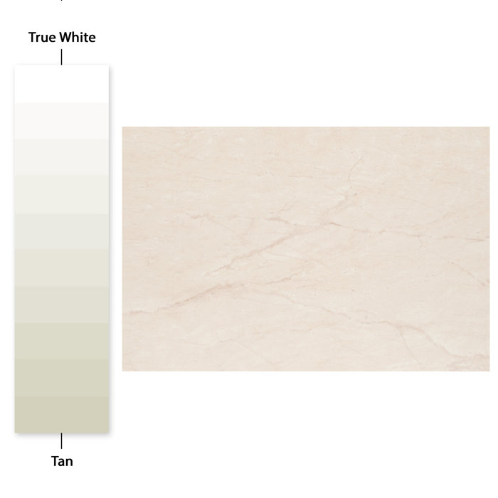 Merola Tile Ferraras Series 8" x 12" Ceramic Marble Look Wall Tile ...