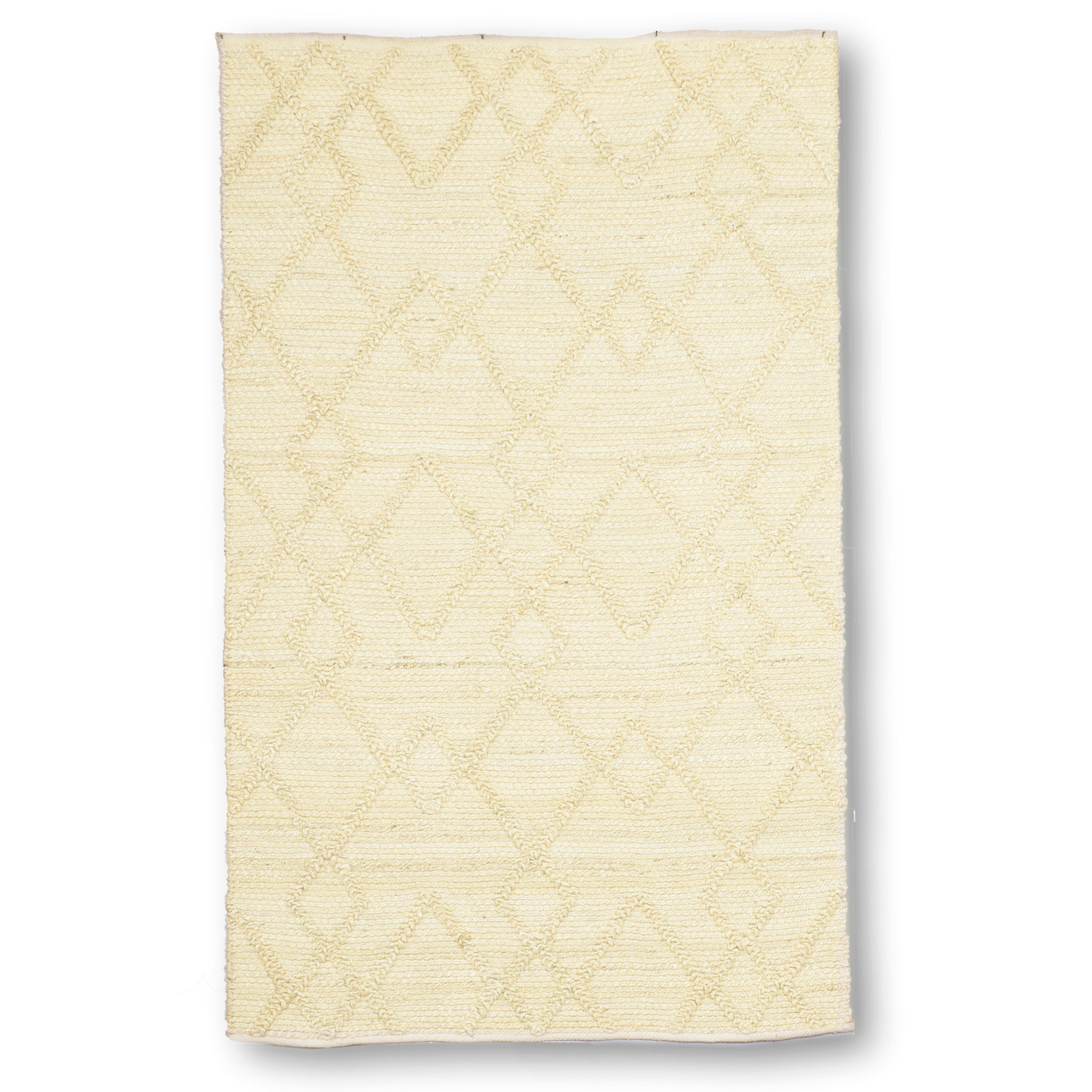 Tufty Home Jaz Geometric Handmade Flatweave Ivory Jute Area Rug By ...